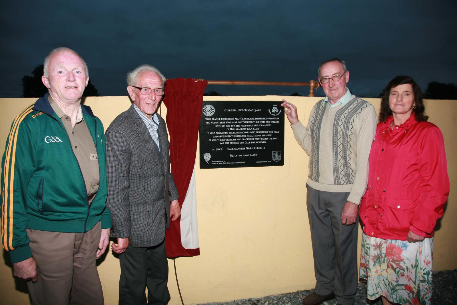 GAA volunteers honoured in Ballylanders ceremony - The Avondhu Newspaper