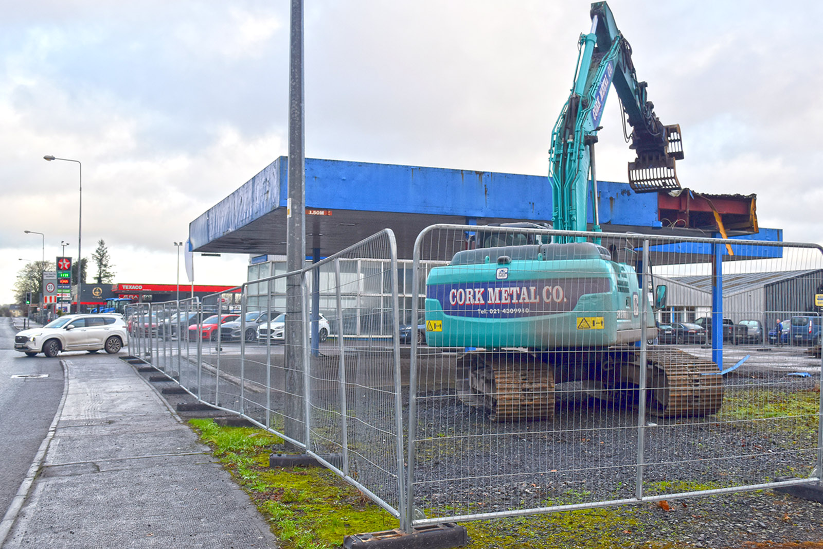 Demolition underway at former service station on Cork Road - The ...