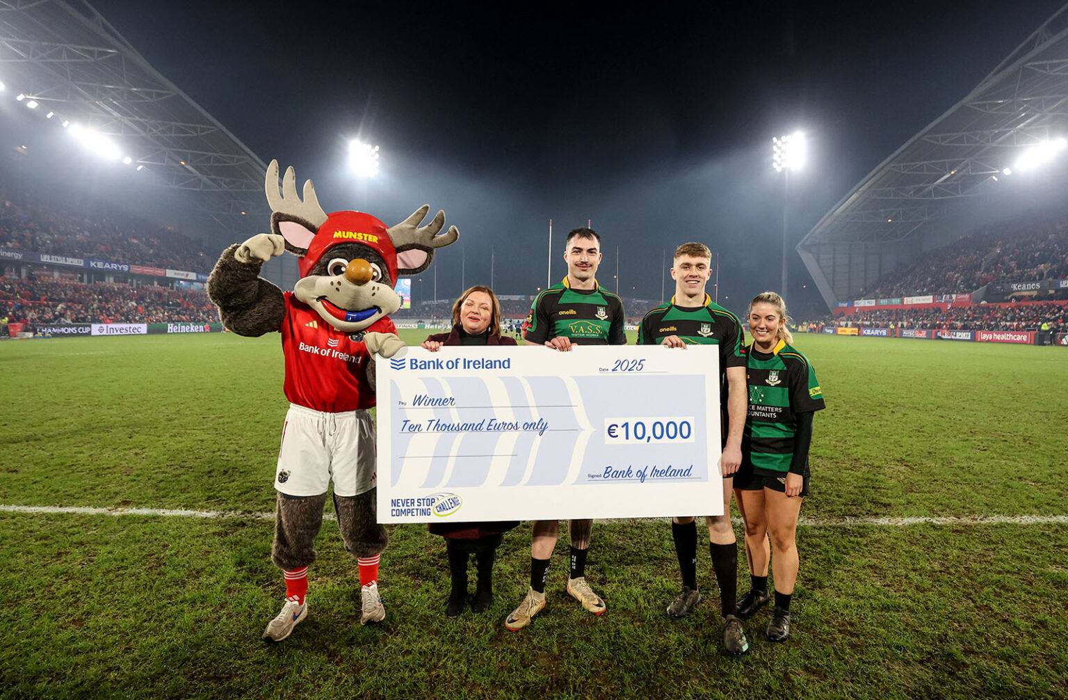 €10k for Mallow RFC as they're crowned 'Never Stop Competing' champions ...