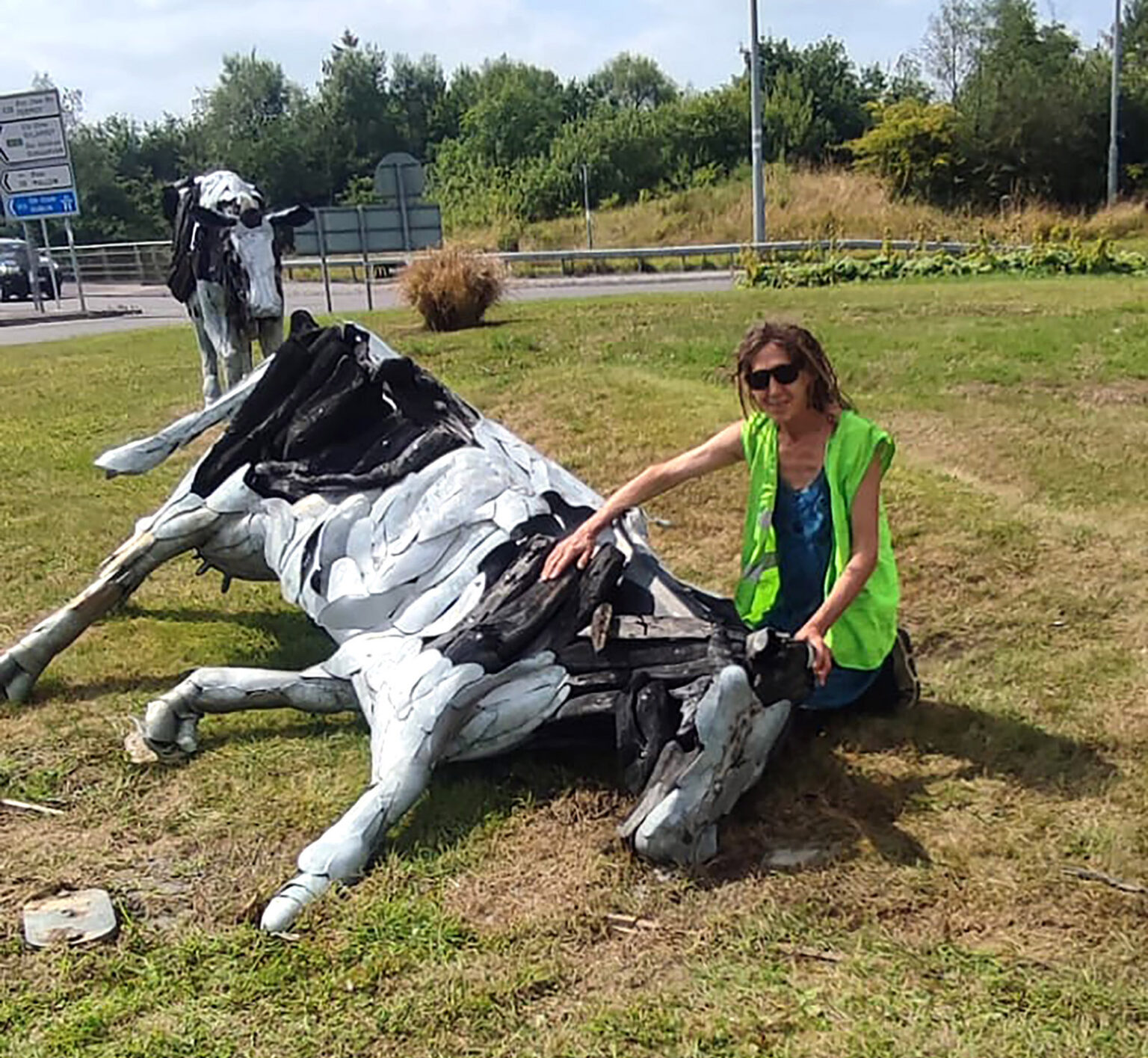 Repairs ongoing on 'Bo Bainne' sculpture - The Avondhu Newspaper