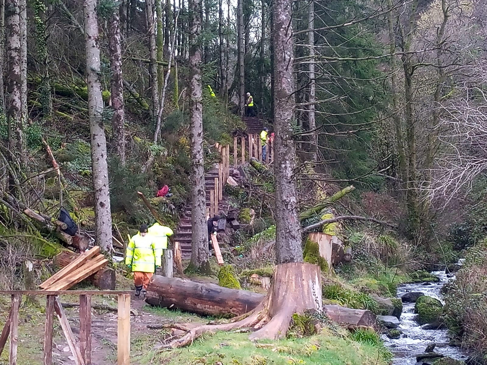 Impressive progress at Ballard Waterfall trail - The Avondhu Newspaper