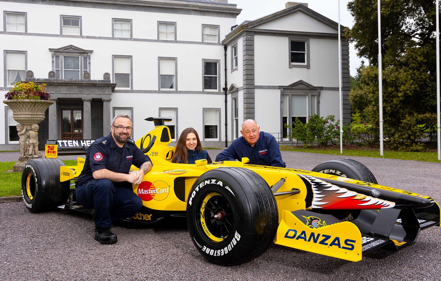 Eddie Jordan’s 2001 Formula One car on display at Fota House for ...